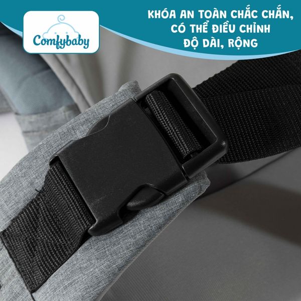 Địu em bé cao cấp 3in1 Air Mesh Comfybaby YN-602 - Siêu trợ lực, thoán