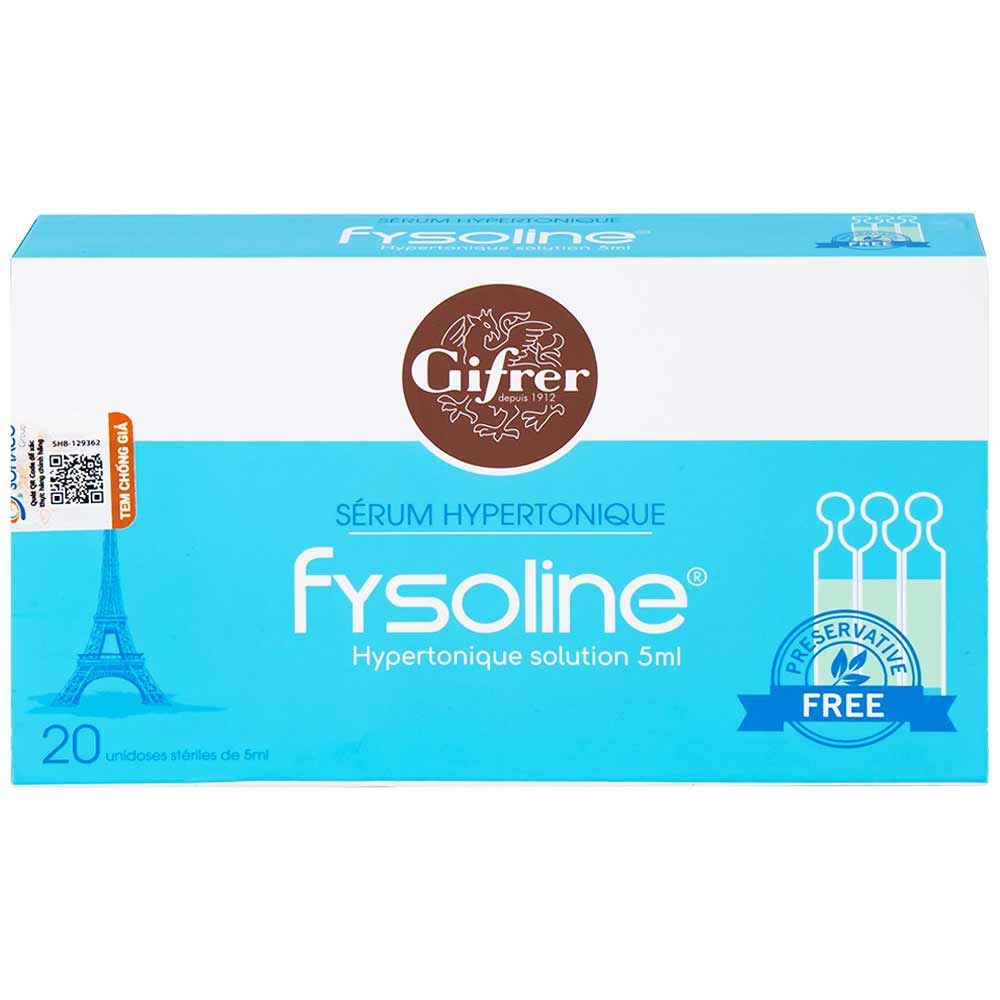 Nước muối kháng viêm Physoline xanh