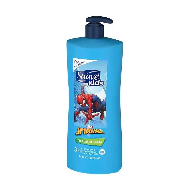 Tắm, gội, xả bé Suave Kids 828ml