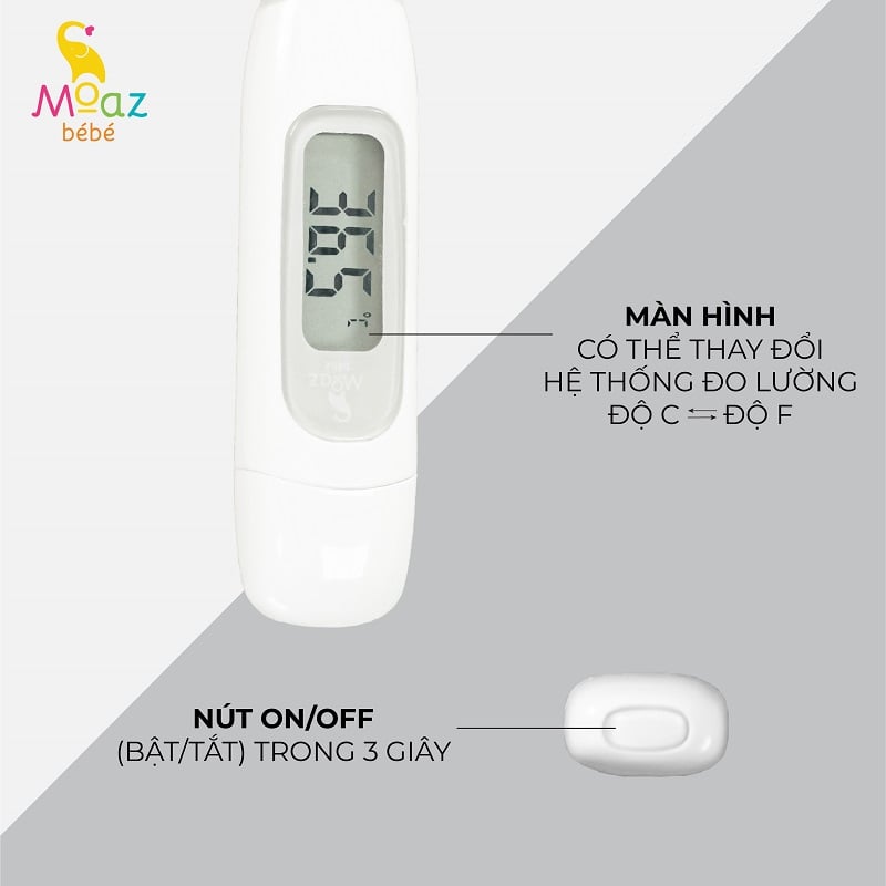 Nhiệt kế kỹ thuật số Moaz BéBé MB-040