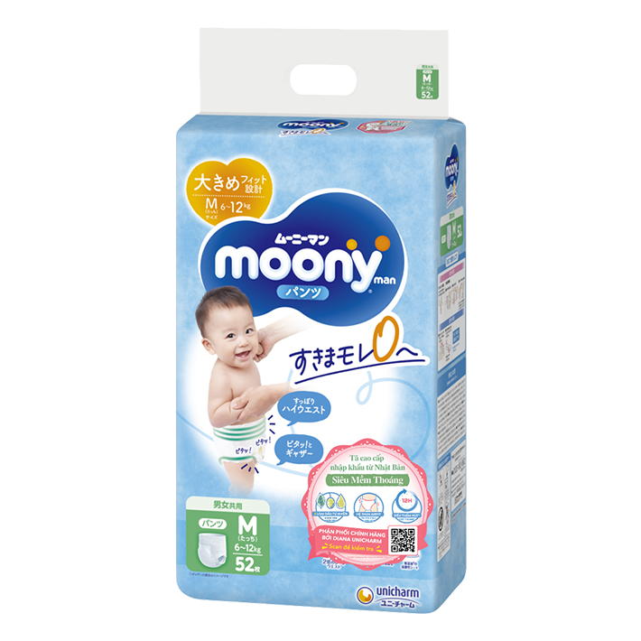 Moony Blue tã quần M
