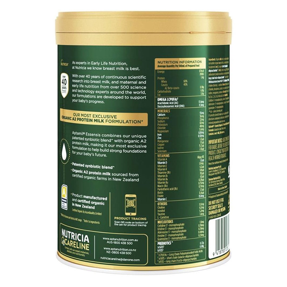Sữa bột Aptamil Essensis 1, Úc, 900g