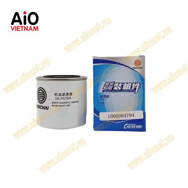 1000984794- Lọc nhớt động cơ Weichai – AiO Vietnam
