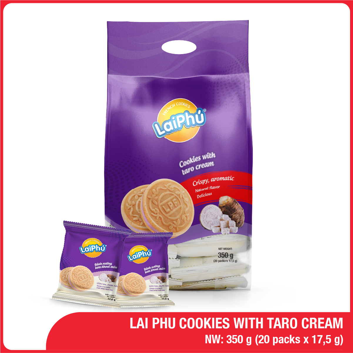 350G Lai Phu Taro Cookies – Lai Phú Official Store