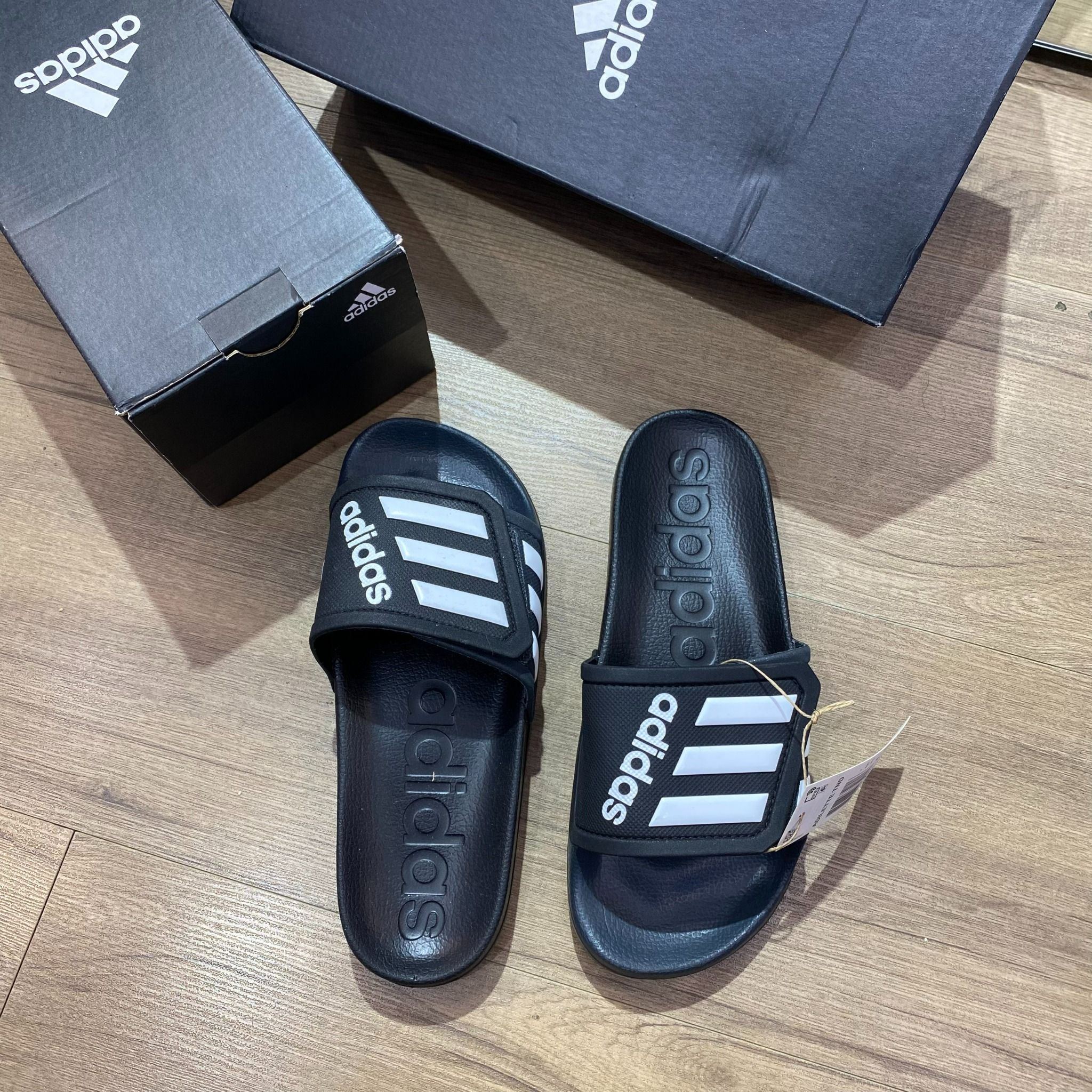 0843 - HÀNG CHÍNH HÃNG - DÉP QUAI NGANG ADIDAS ADILETTE TND MÀU ĐEN SỌ ...