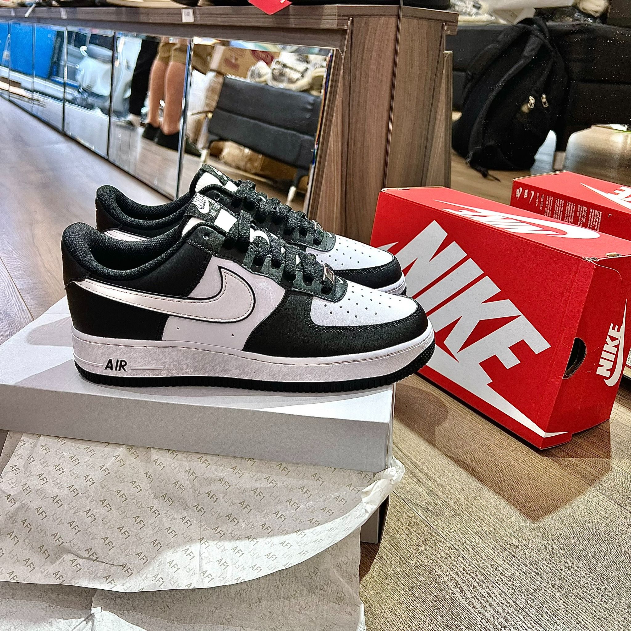 0853 - HÀNG CHÍNH HÃNG - GIÀY NIKE AIR FORCE 1 PANDA - *BLACK/WHITE ...