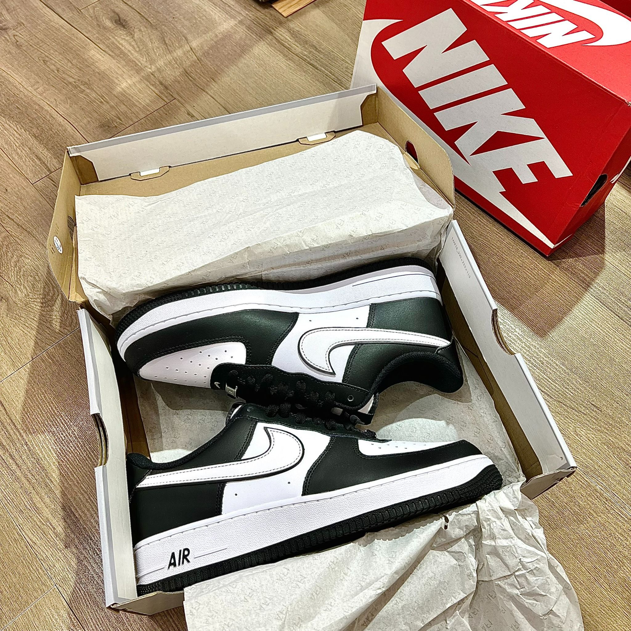 0853 - HÀNG CHÍNH HÃNG - GIÀY NIKE AIR FORCE 1 PANDA - *BLACK/WHITE ...