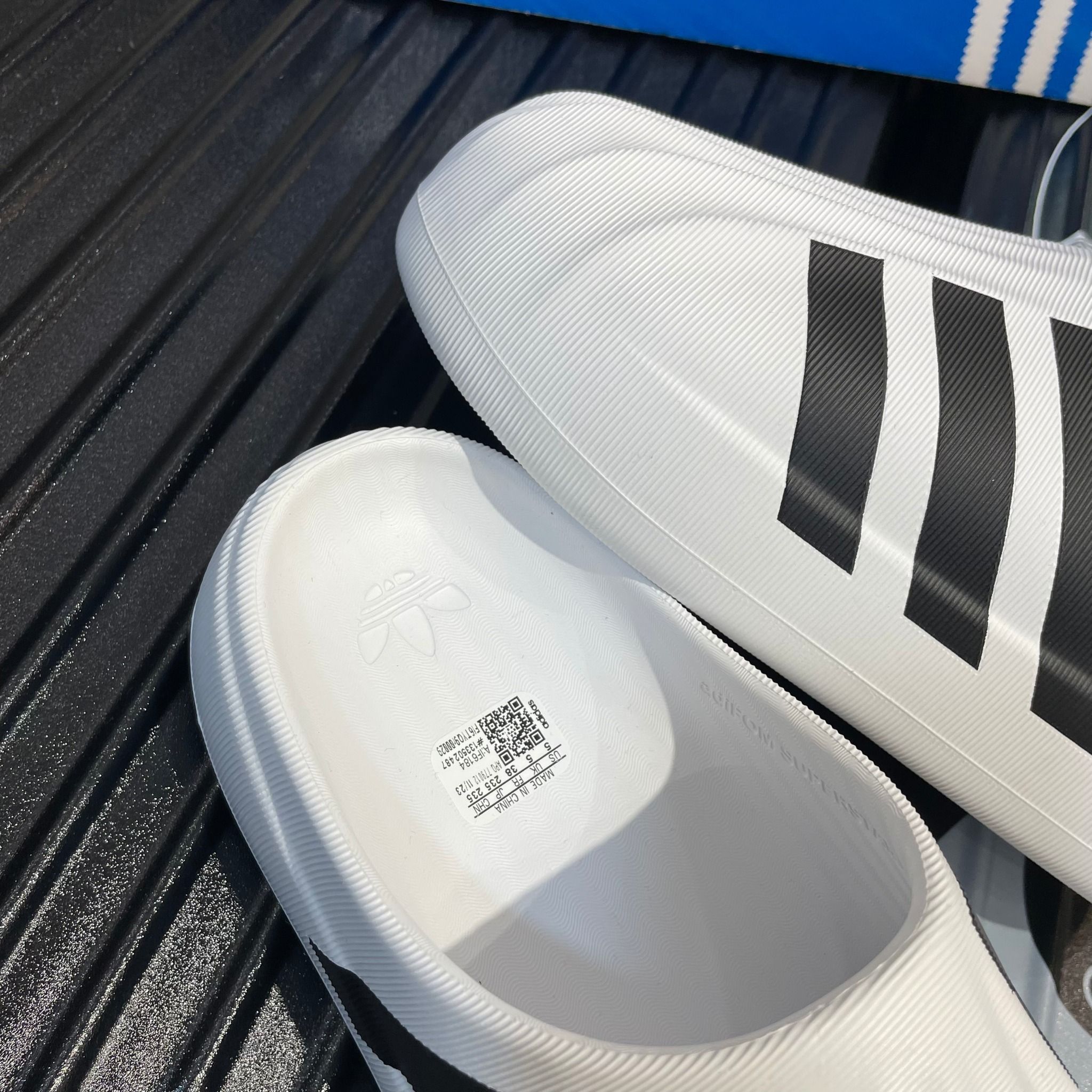 2014-Giày Adidas adiFOM Superstar Mule [TRẮNG SỌC ĐEN]-Code: IF6184 ...