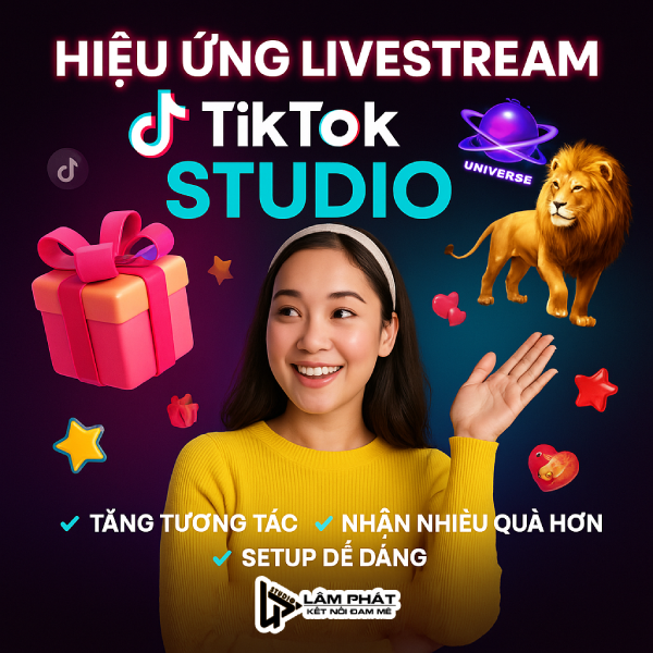 Dịch vụ hiệu ứng biến hình livestream TikTok Studio chuyên nghiệp - THIẾT BỊ LIVESTREAM THU ÂM ...