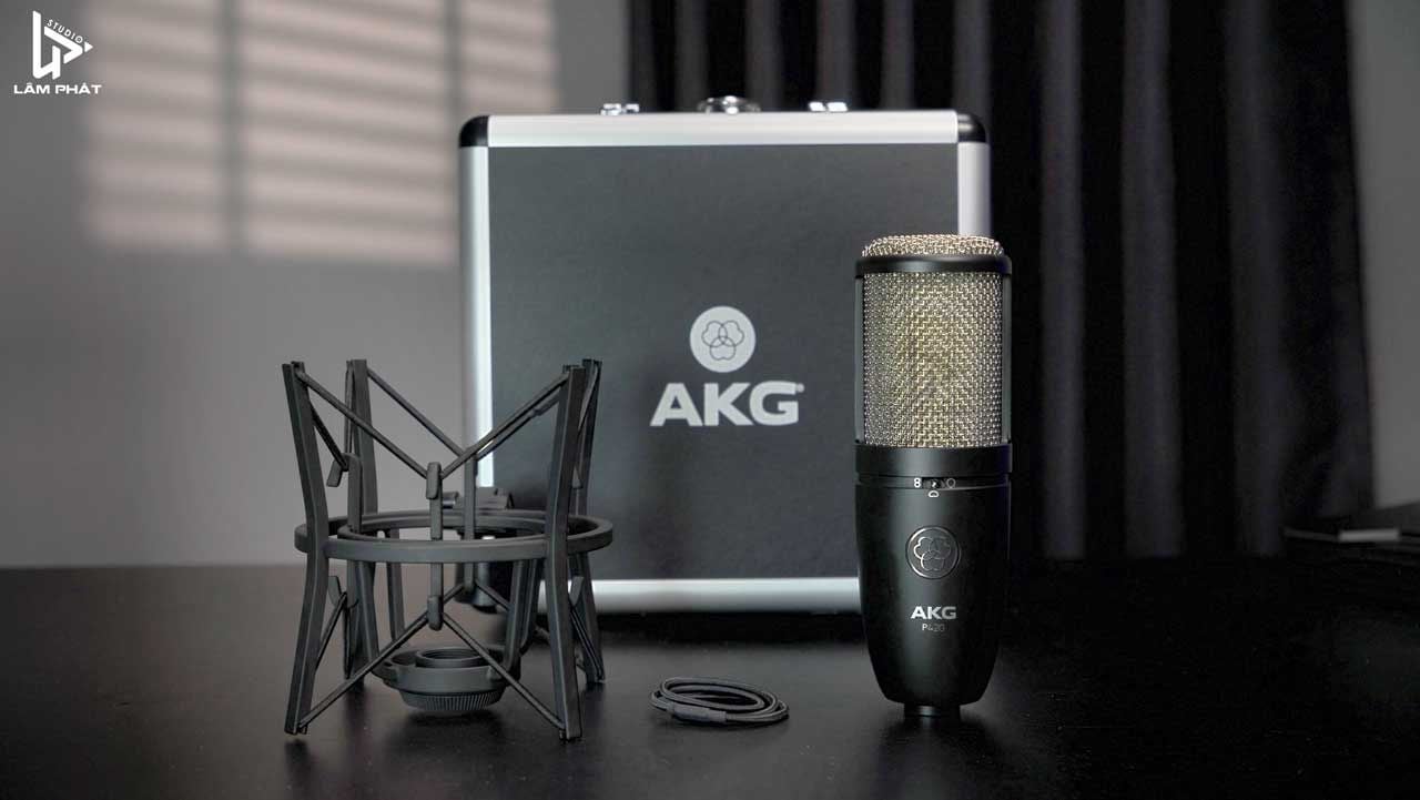 Micro AKG P420 Micro thu âm chuyên nghiệp - THIẾT BỊ LIVESTREAM THU ÂM - LÂM PHÁT STUDIO