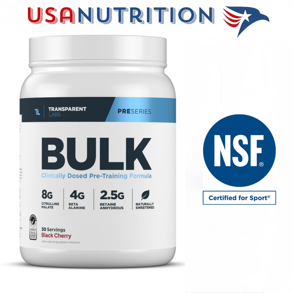 Pre-workout tốt nhất thế giới Forbes bình chọn BULK : Transparent Labs ...