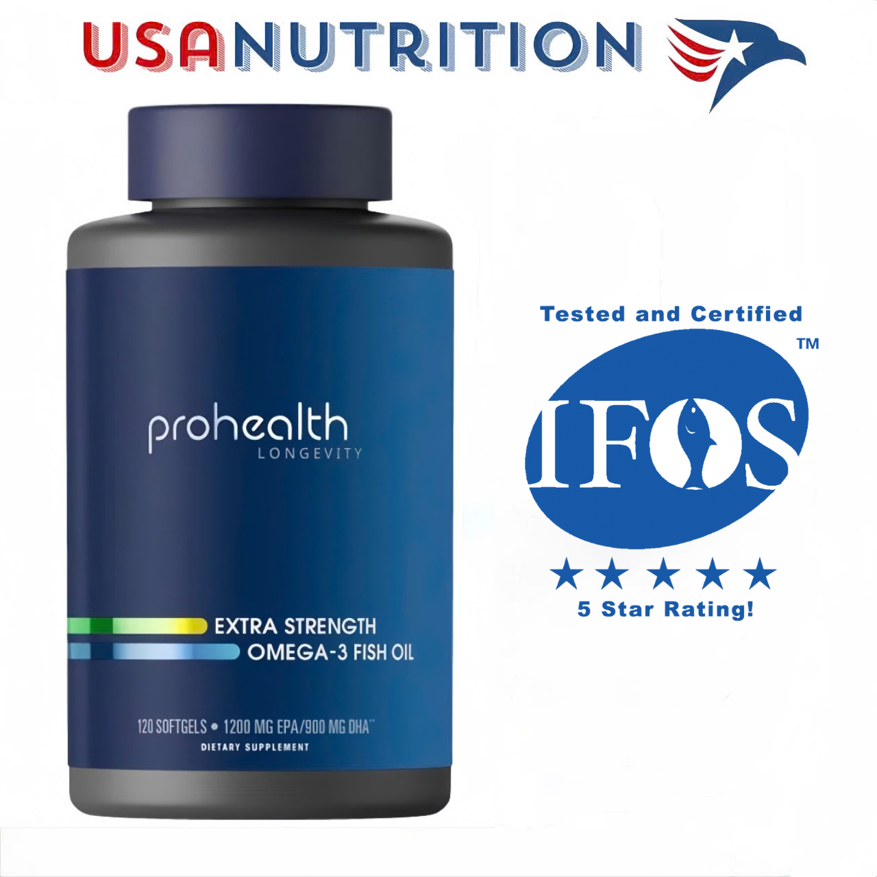 Omega-3 Fish Oil 3000mg 120 viên "Prohealth" kiểm nghiệm độc lập : Chứ ...