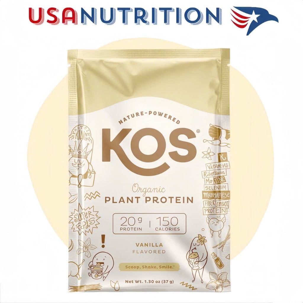 Đạm thực vật tốt nhất thế giới KOS Plant Protein : gói SAMPLE – Usa Nutri