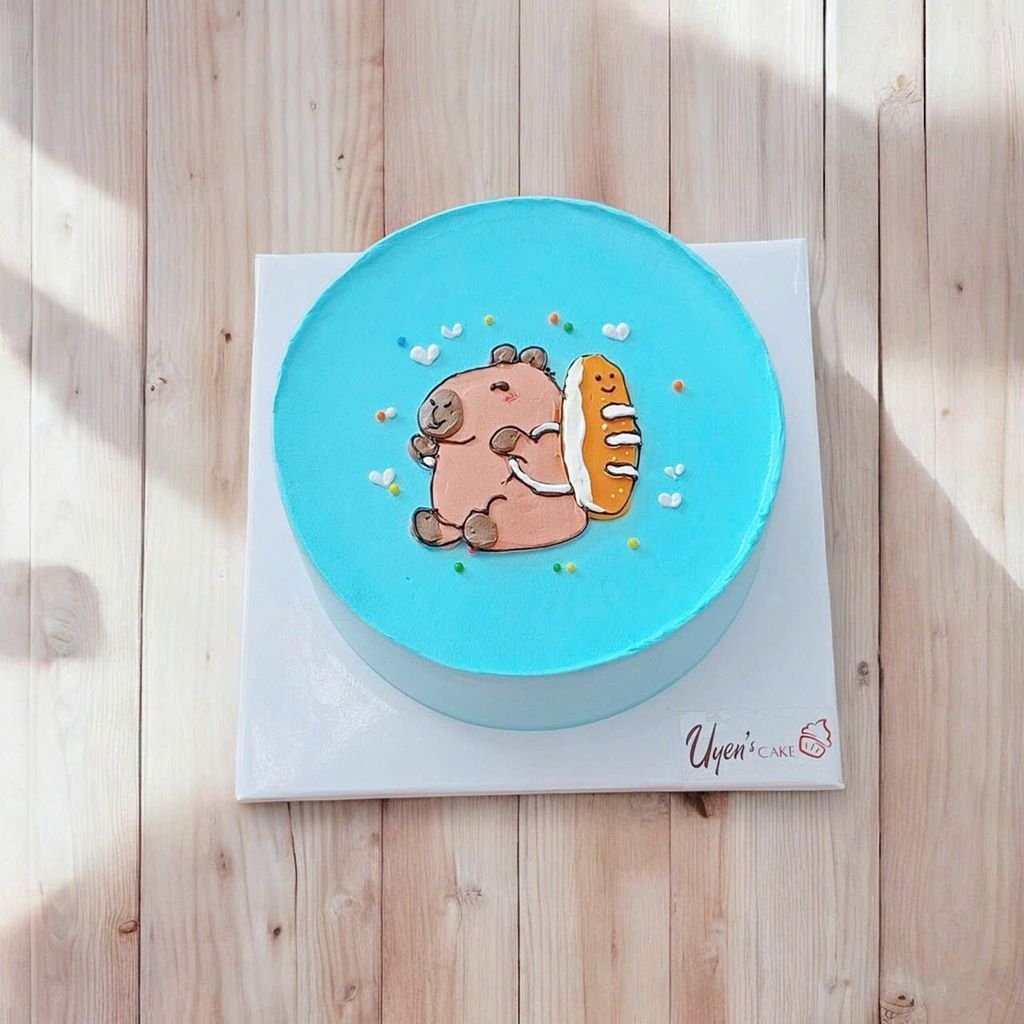 Bento Cake Capybara dễ thương – Uyen's Cake