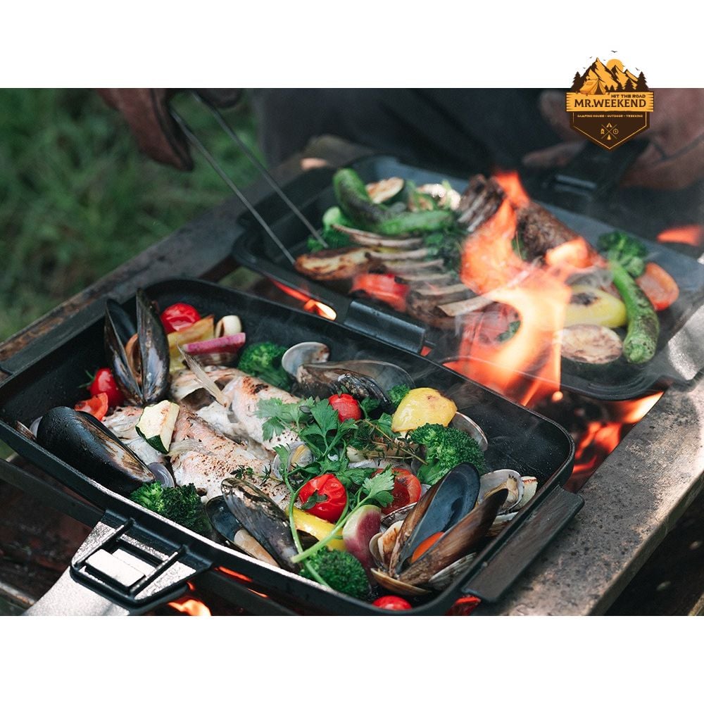 Chảo Snowpeak TAKIBI Sand Skillet – Mr.Weekend - Camping House