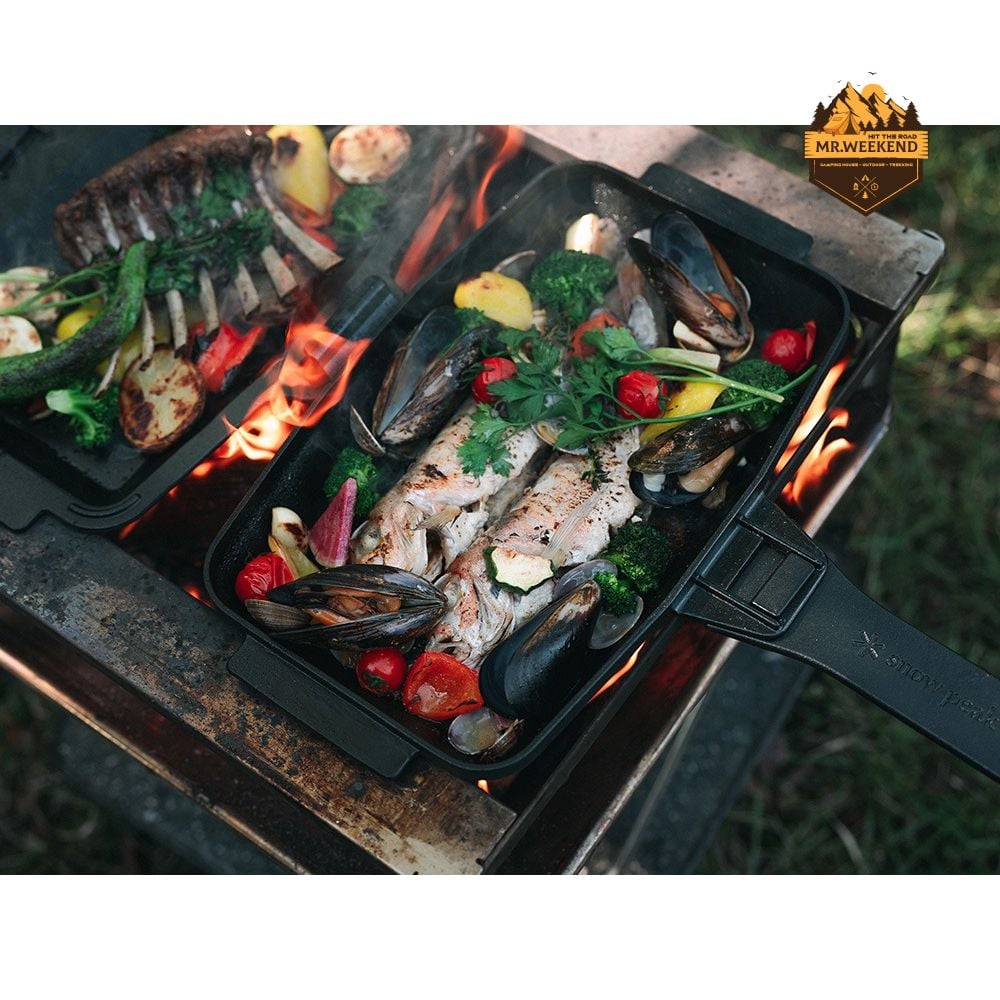 Chảo Snowpeak TAKIBI Sand Skillet – Mr.Weekend - Camping House