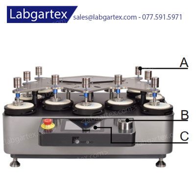 Máy kiểm tra mài mòn Martindale & độ vón pilling RF3169N – Labgartex