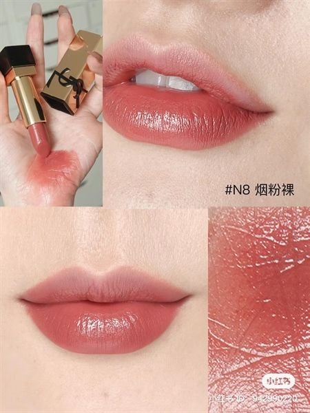 Son Thỏi YSL Rouge Pur Couture Lipstick N8 Fullsize Nobox – Mỹ Phẩm Socutelipstick / Tiệm Socute