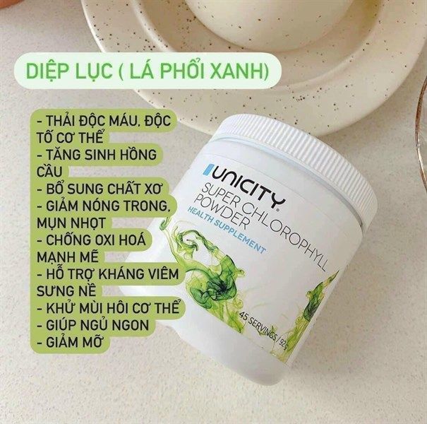 BỘT DIỆP LỤC UNICITY SUPER CHLOROPHYLL POWDER 92G – Mỹ Phẩm ...