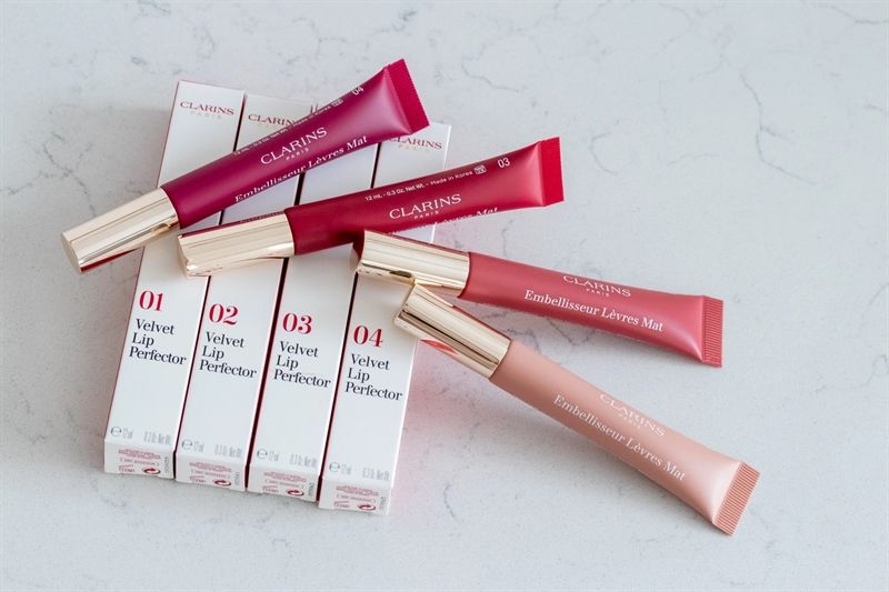 Son Clarins Velvet Lip Perfector 21 5ml – Mỹ Phẩm Socutelipstick / Tiệm ...