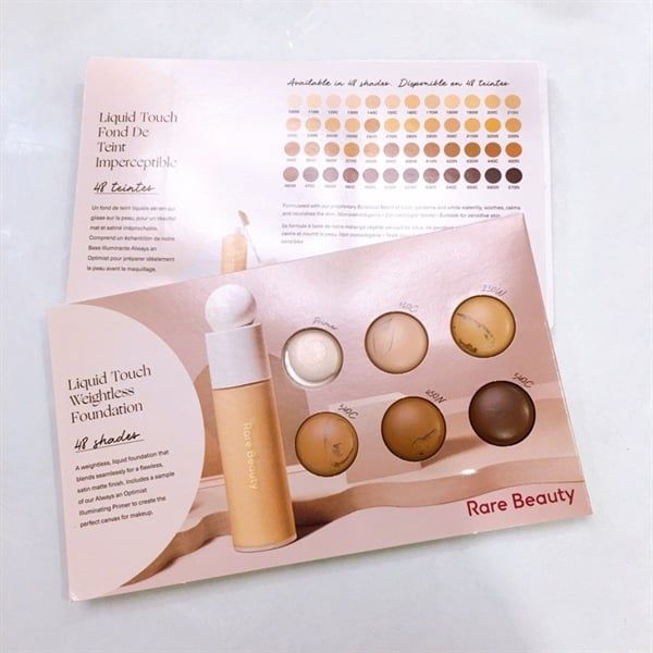 Sample Kem Nền Rare Beauty Liquid Touch Weightless Foundation – Mỹ Phẩm ...