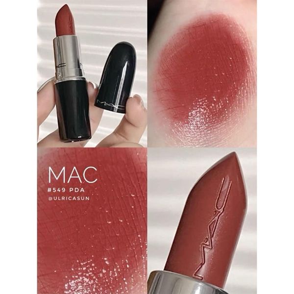 Son Môi MAC Lustreglass Lipstick 549 PDA Màu Đỏ Đất – Mỹ Phẩm ...