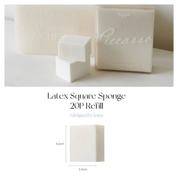 Mút Trang Điểm Hình Vuông Piccasso Latex Square Lẻ 1 Cái – Mỹ Phẩm ...