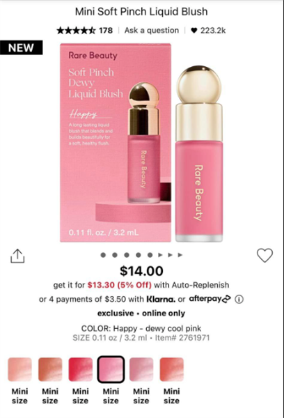 Rare Happy Mini – Mỹ Phẩm Socutelipstick / Tiệm Socute
