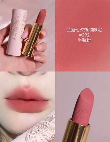 Unbox - Son LANCOME Qixi L'Absolu Rouge Drama Matte 292 Overdramatic ...