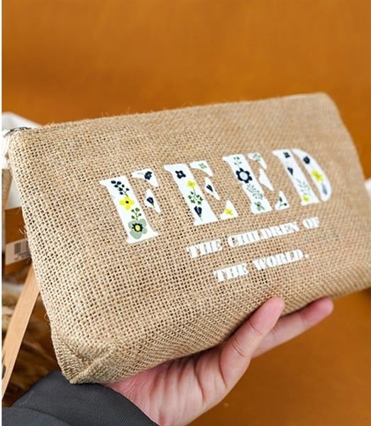 Túi Đựng Mỹ Phẩm Linen Clarins FEED 22x13x5cm – Mỹ Phẩm Socutelipstick ...