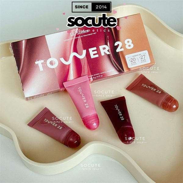 Set Son Tower 28 Lip Softie Tinted Lip Treatment Set – Mỹ Phẩm ...