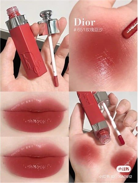 Son Dior Addict Lip Tint 651 Natural Rose Fullbox - Màu Hồng Đất – Mỹ ...