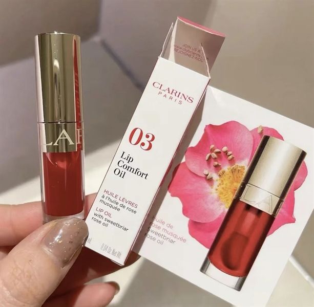 Son Dưỡng Clarins Instant Light Lip Comfort Oil 03 Mini 1.4ml – Mỹ Phẩm ...