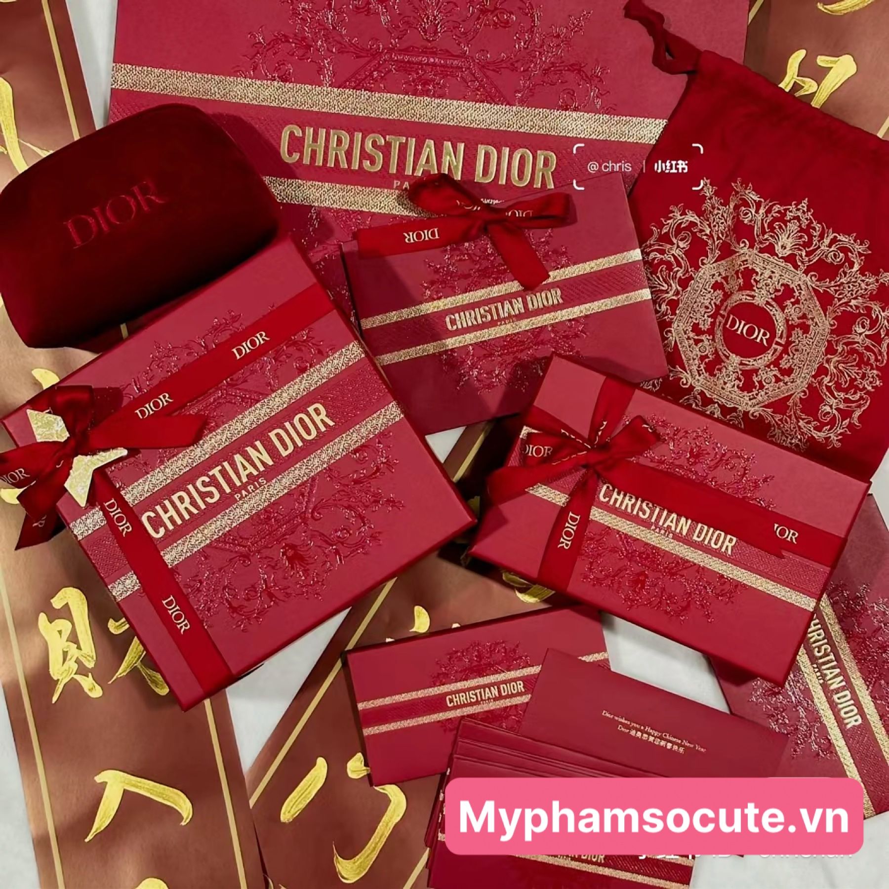 Hộp Quà Dior Box Đỏ 2024 Lunar New Year Limited 21x13.5x6.5cm – Mỹ Phẩm ...