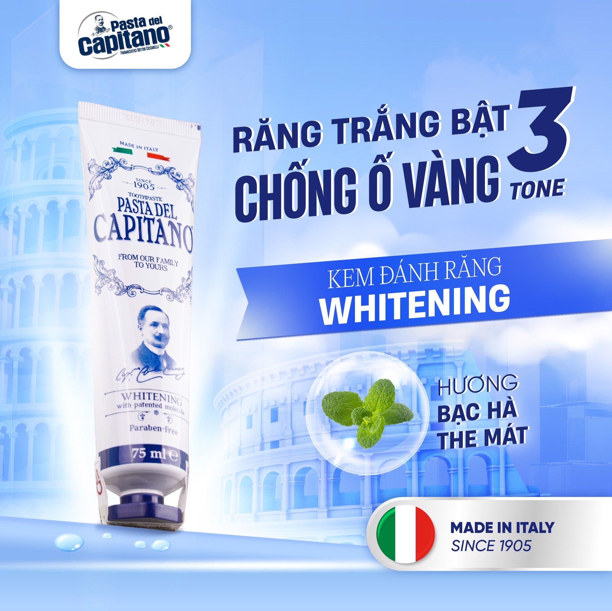 Kem đánh răng Pasta del Capitano 1905 – SDHome - Gia Dụng Nhập Khẩu