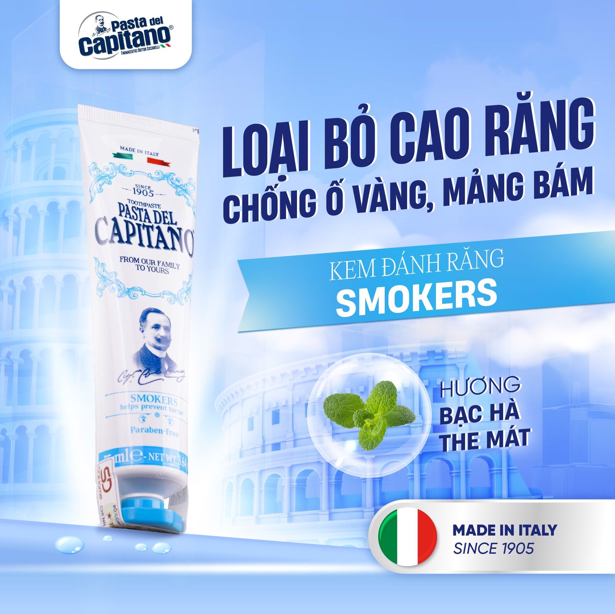 Kem đánh răng Pasta del Capitano 1905 – SDHome - Gia Dụng Nhập Khẩu