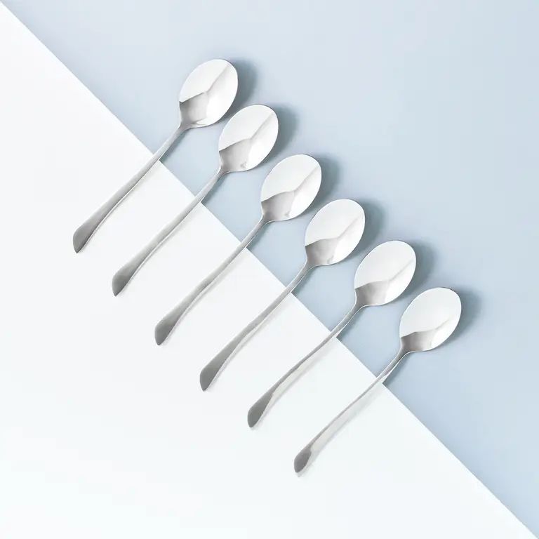 Bộ sáu thìa trà thuộc dòng Wave được làm bằng thép không gỉ cao cấp. H – SDHome - Gia Dụng Nhập Khẩu