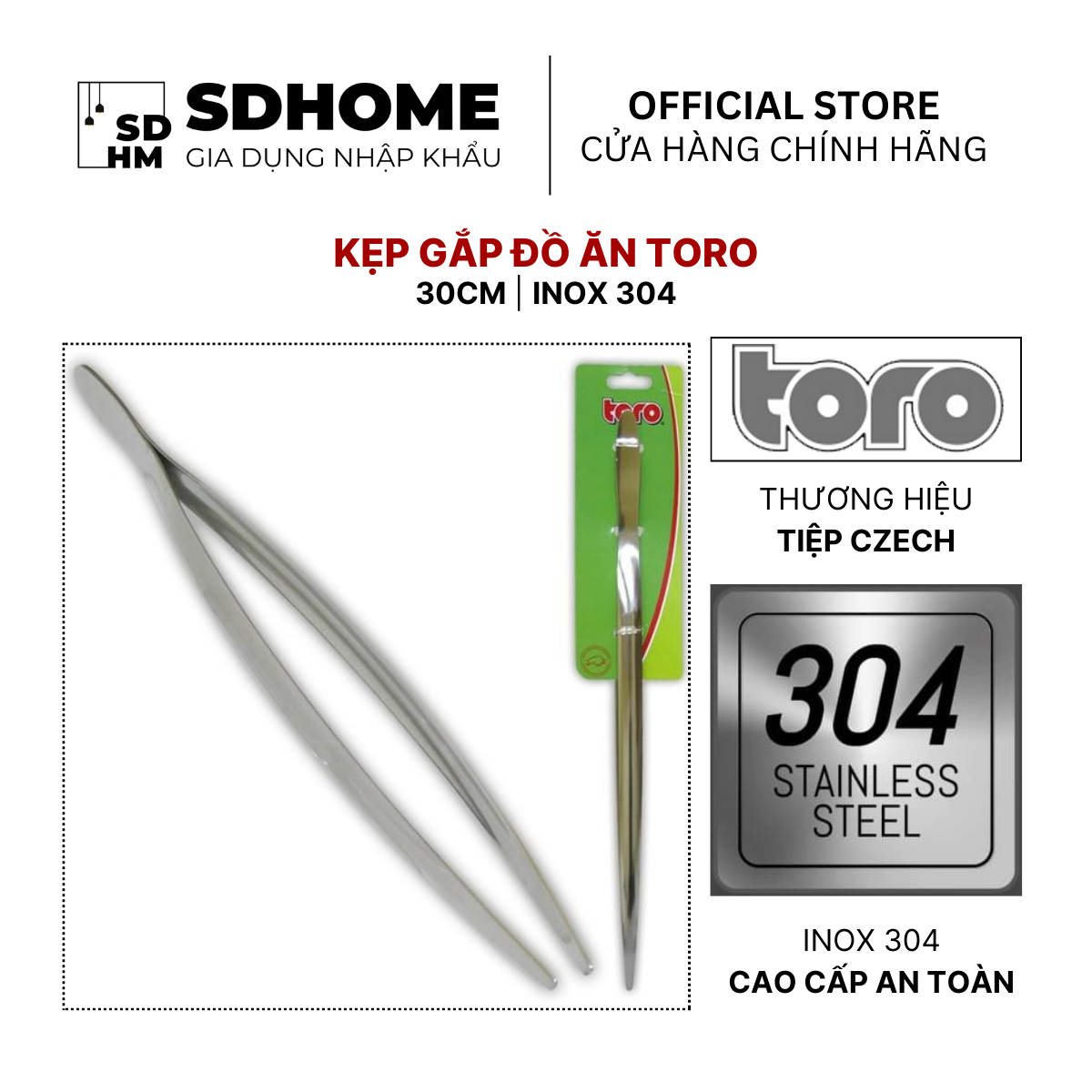 Kẹp gắp 30cm – SDHome - Gia Dụng Nhập Khẩu