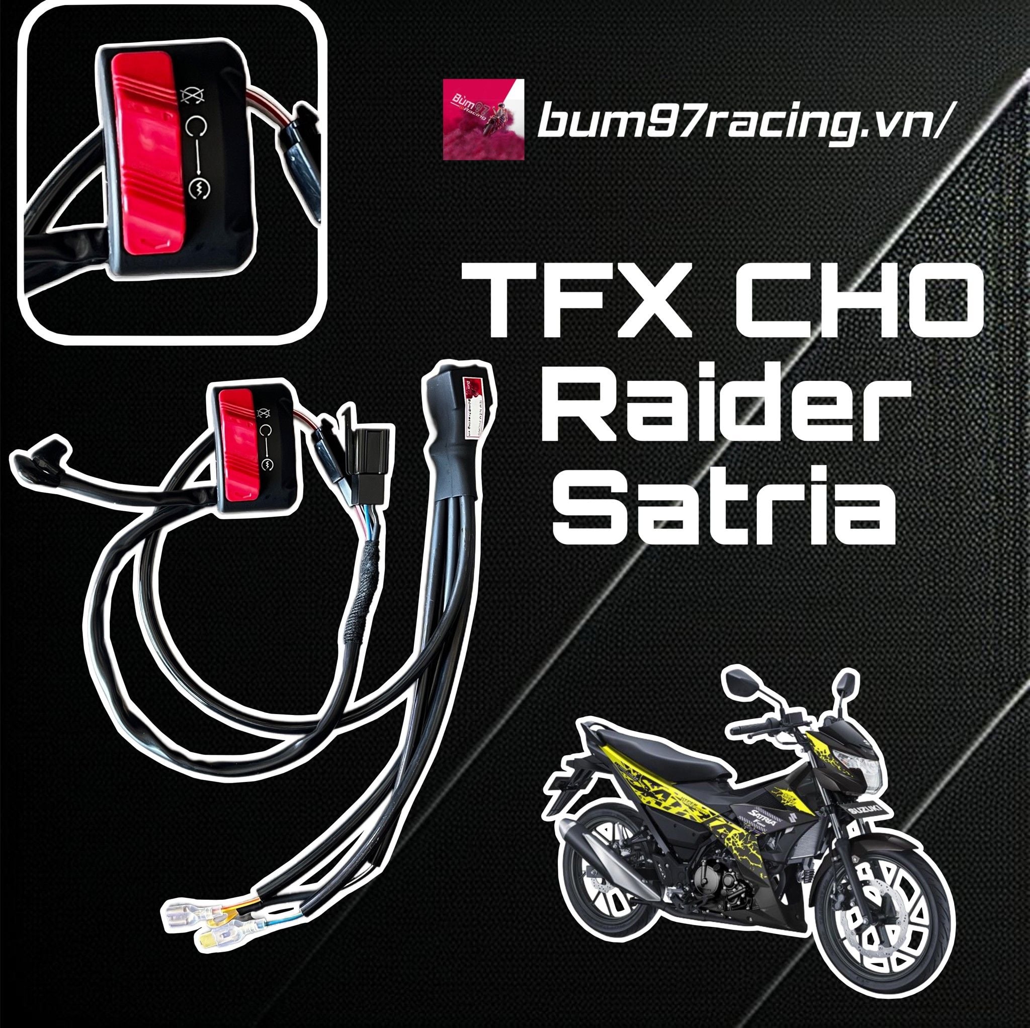 Cùm YAMAHA TFX CHÍNH HÃNG – Bùm 97 Racing | Bùm TV