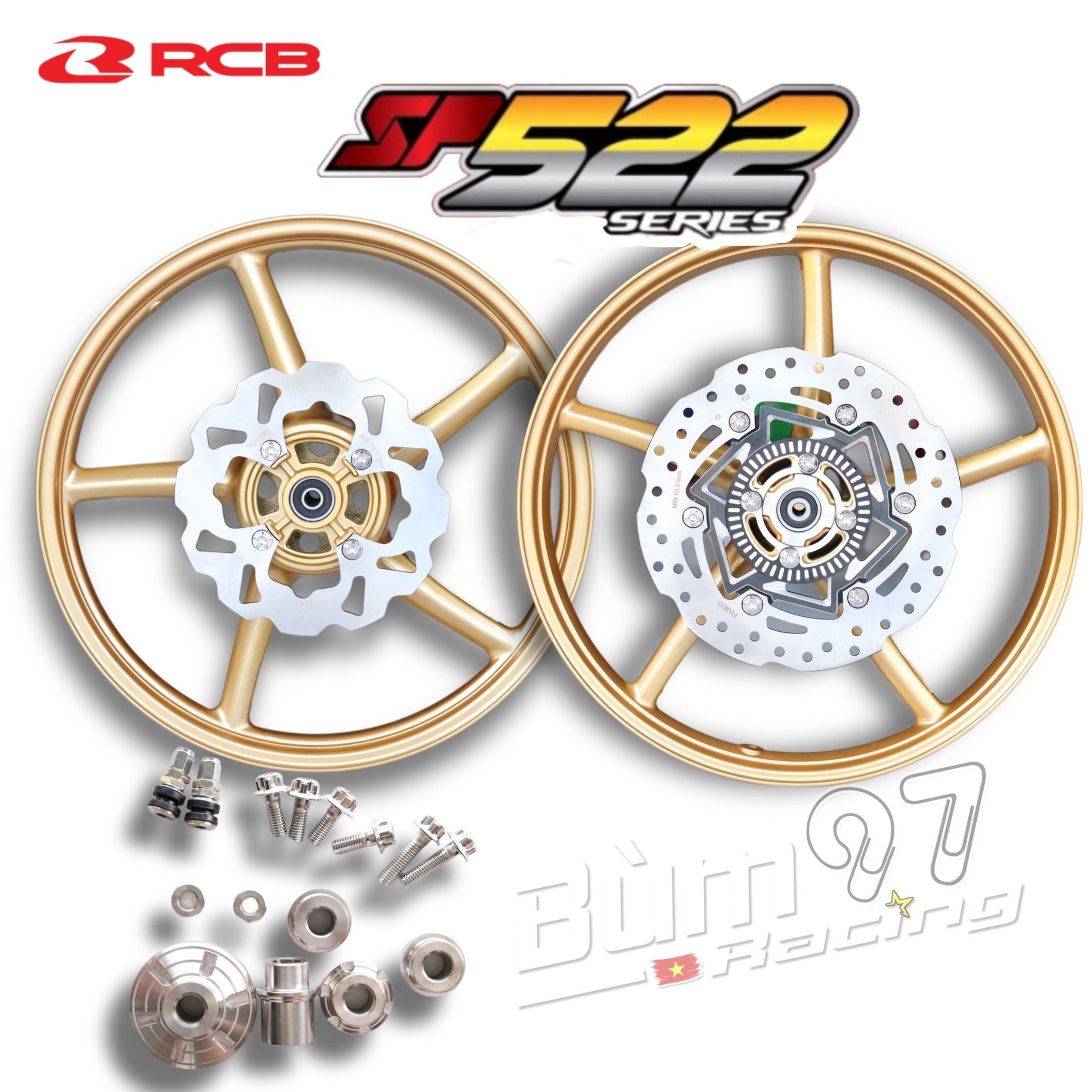 Set Mâm RCB SP522 1.4-1.6 Cho Winner V1 - V2 ( ABS ) | [ Không Đóng Cù ...