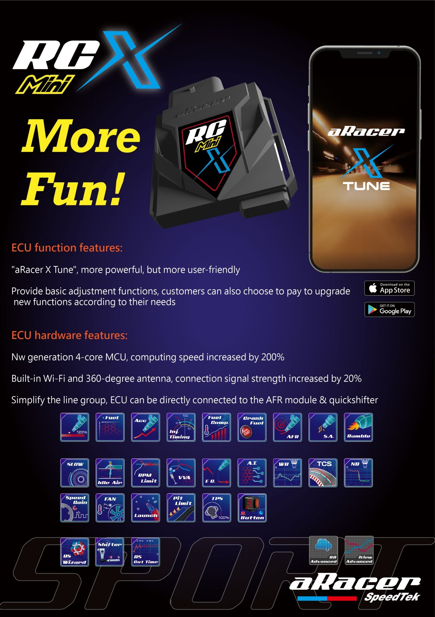 ECU ARACER RC MINI X – WIFI CONNECTION TUNING – Bùm 97 Racing | Bùm TV