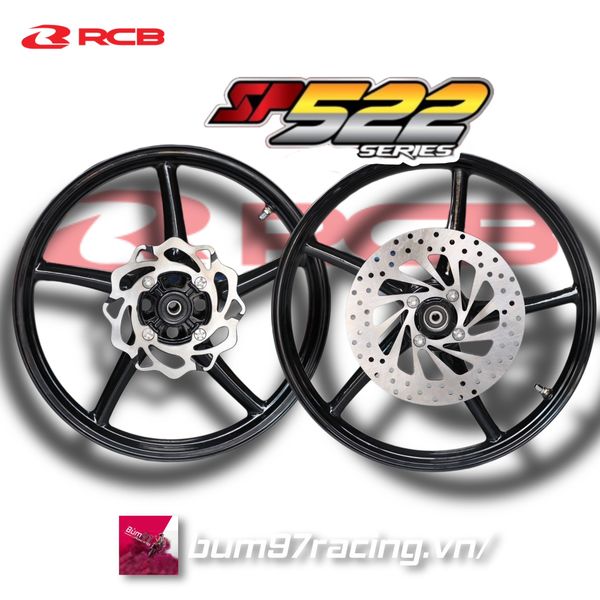 Set Mâm RCB SP522 1.4-1.6 Exciter 150 / 155VVA ( Sơn Đen Tĩnh Điện )