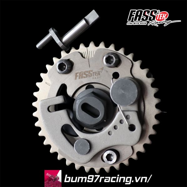 ĐĨA CAM ĐIỀU CHỈNH FASSTEK RACING (CÓ CÒ GIẢM ÁP) CHO EXCITER CÁC ĐỜI
