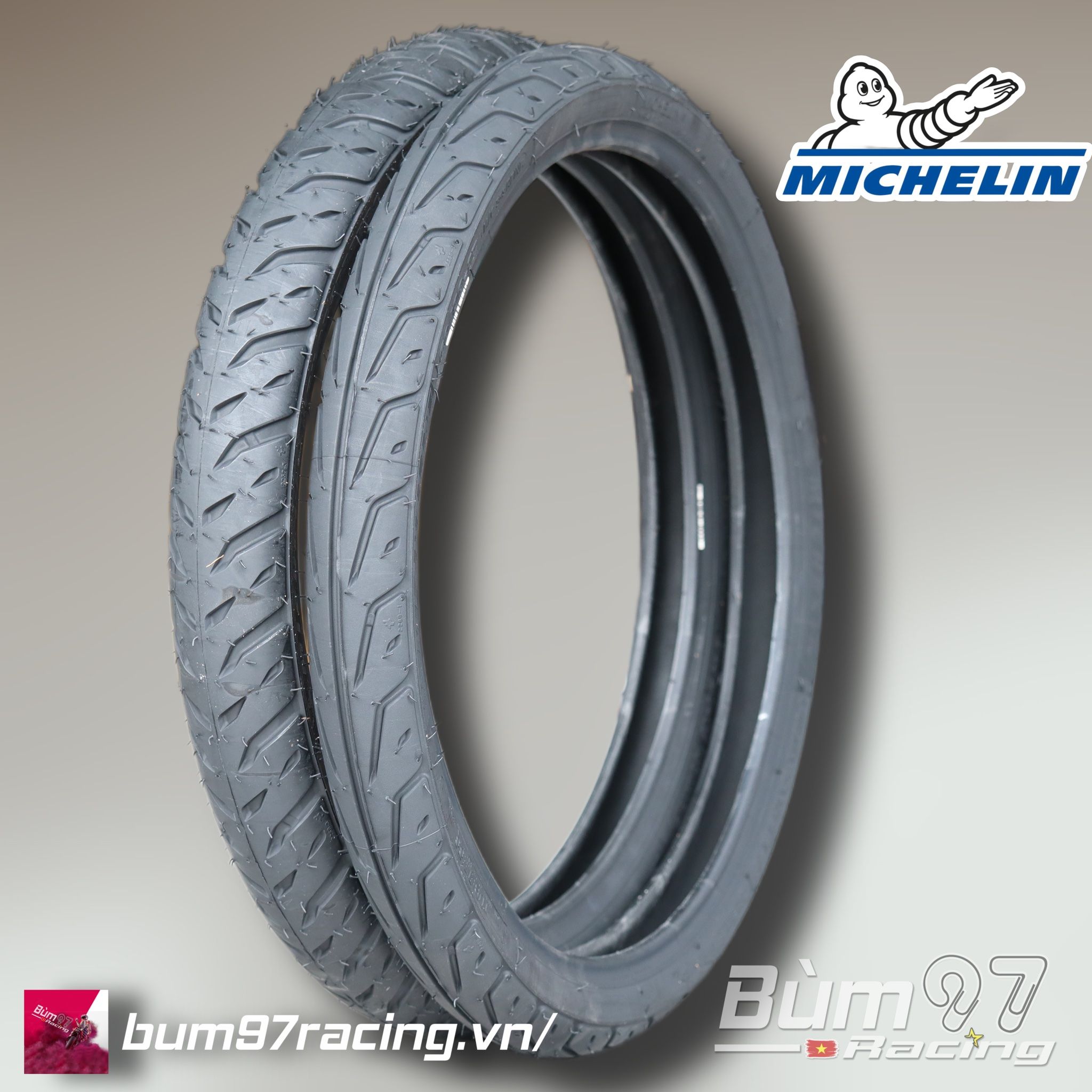 Vỏ Michelin Pilot Street 2 Không Ruột 60/90-17 và 70/90-17 – Bùm 97 ...