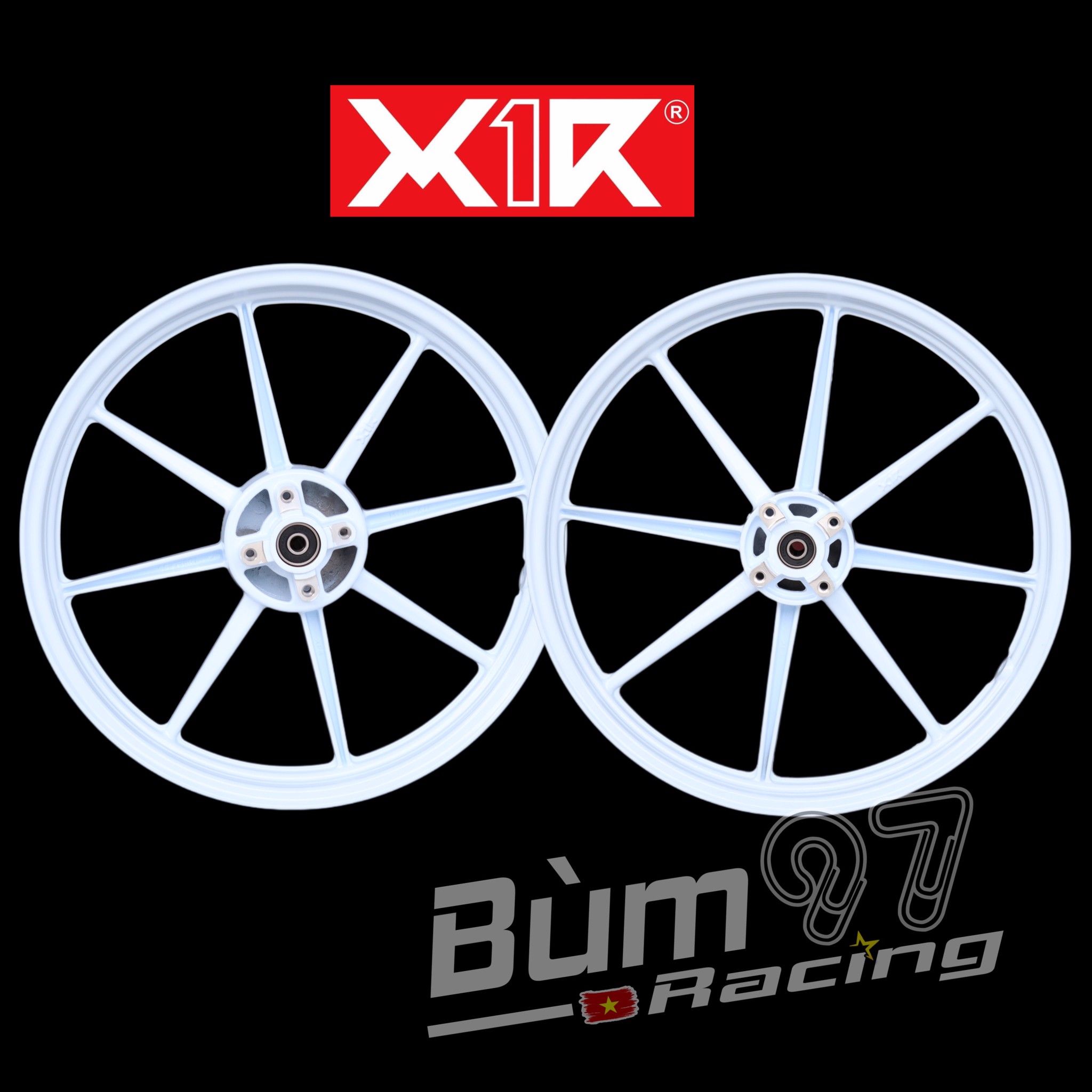 Mâm X1R 8 Cây 1.6-1.85 Cho SONIC 150 – Bùm 97 Racing | Bùm TV