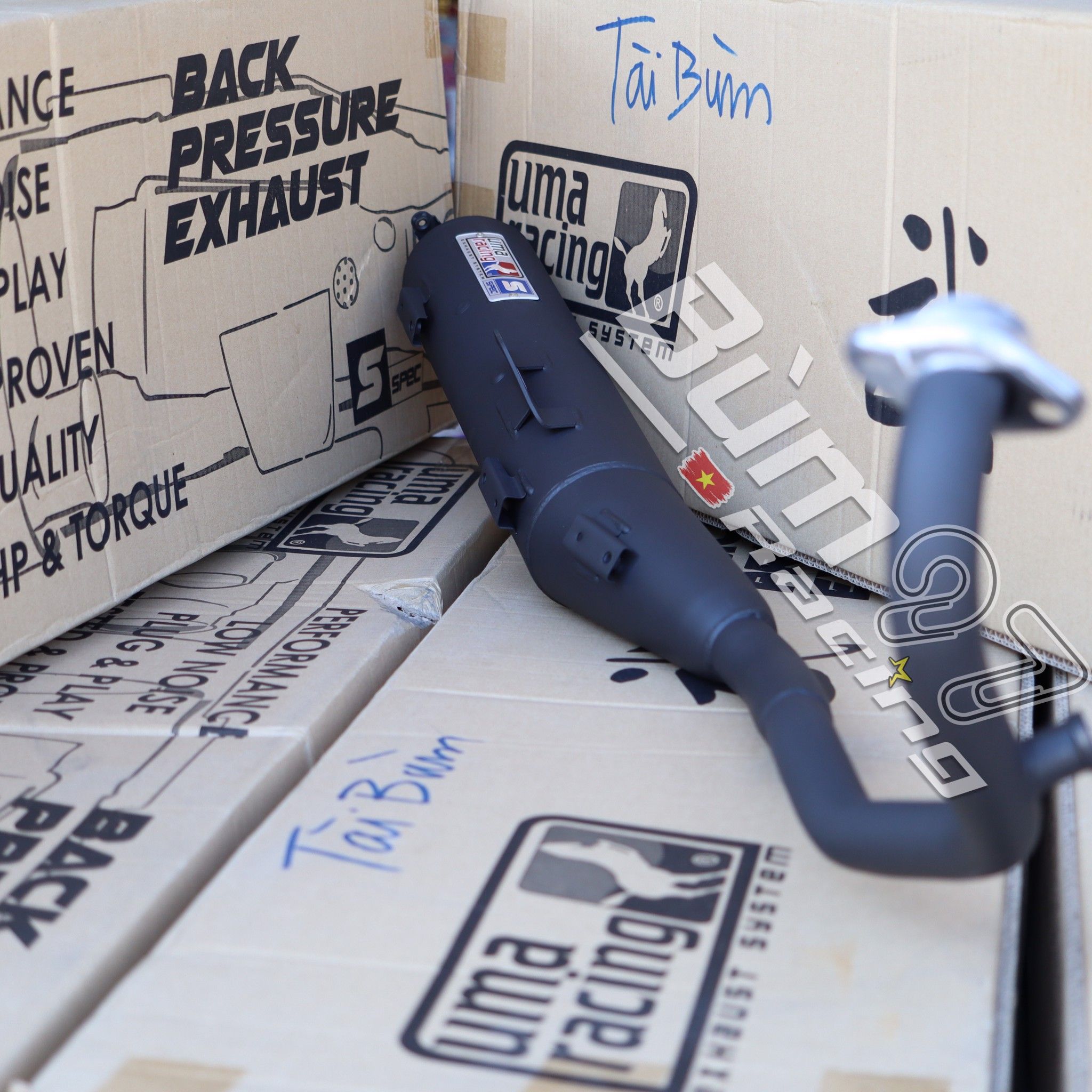 Bô UMA RACING V3 Cho Exciter150 / Y15ZR / EX 135 5s / EX 135 4s – Bùm ...