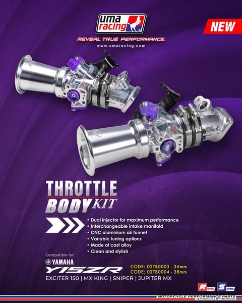 Họng Xăng UMA RACING (Throttle Body Kit)