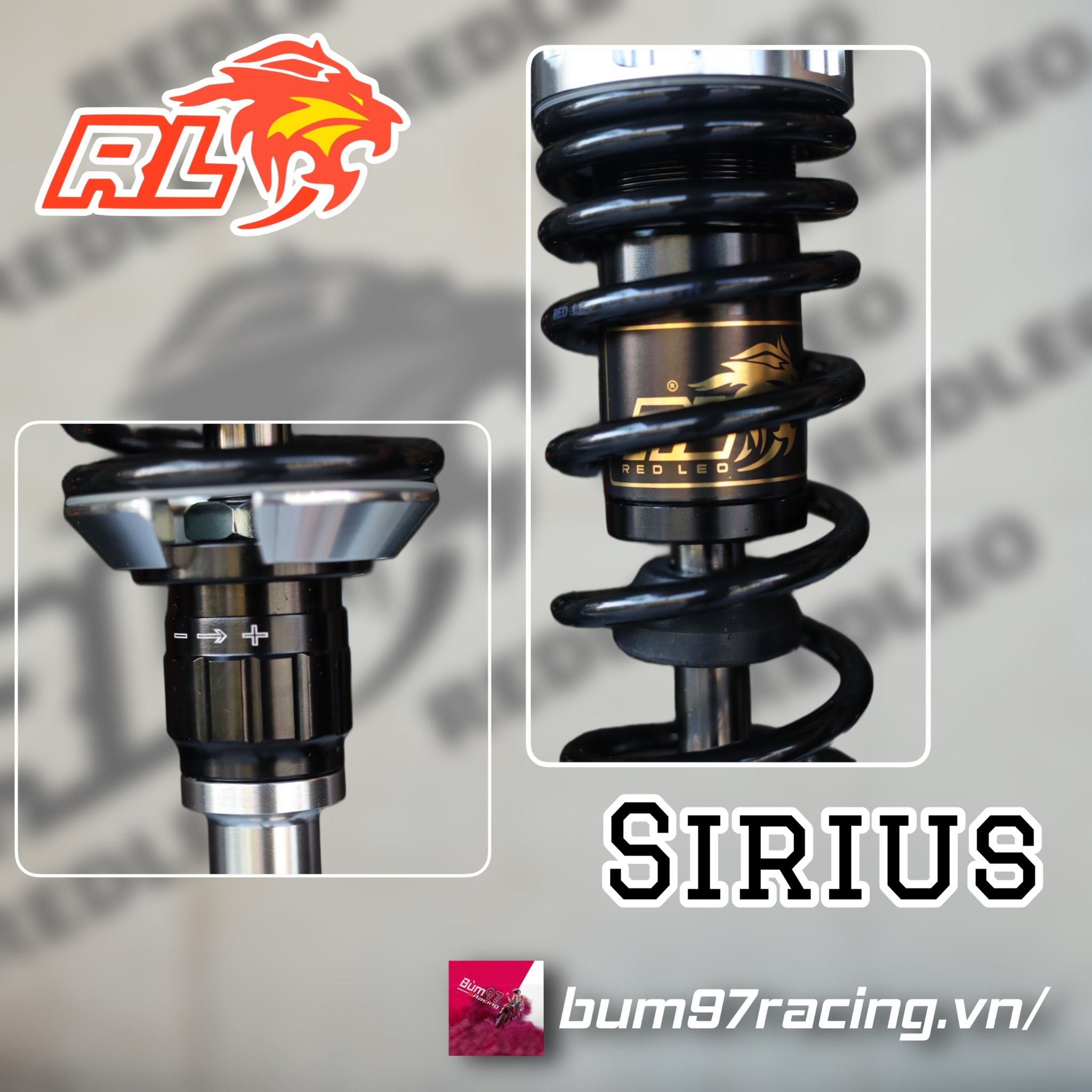 Phuộc REDLEO SIRIUS 275mm – Bùm 97 Racing | Bùm TV
