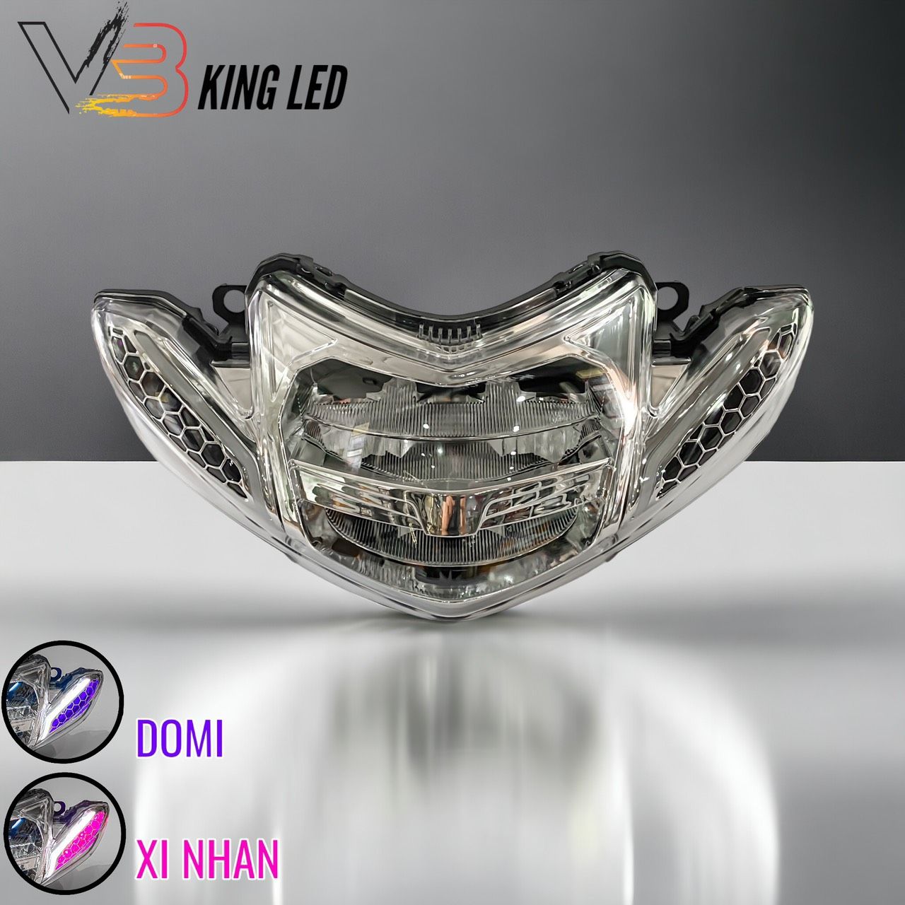 Đèn KING LED V3 2 Tầng SIRIUS Xăng Cơ 110 - Si50 – Bùm 97 Racing | Bùm TV