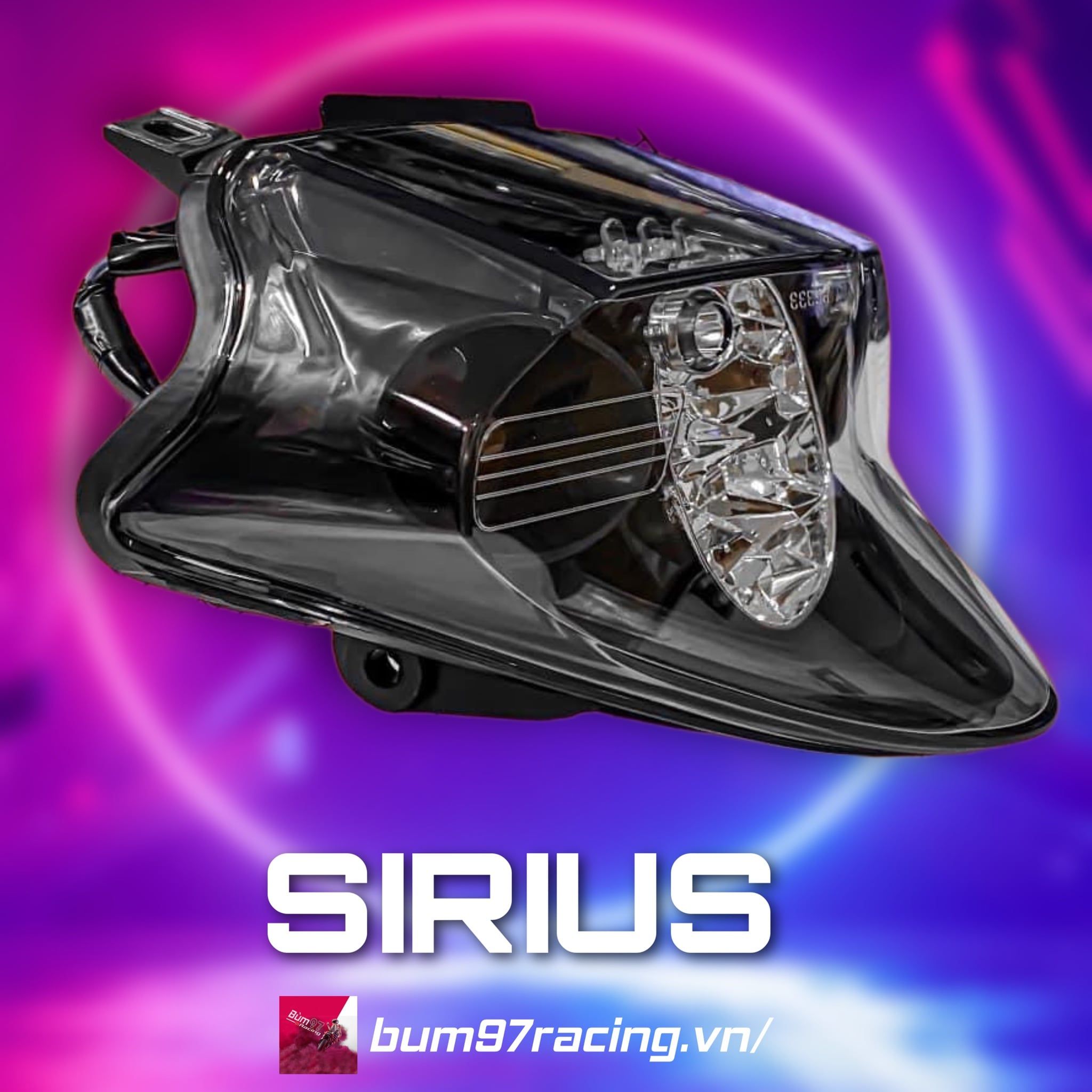 Đèn Hậu APPI CHO SIRIUS RC ( Xăng Cơ ) – Bùm 97 Racing | Bùm TV